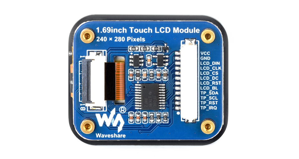 1.69inch Round LCD Display Module with Touch Panel | Buy in Australia ...