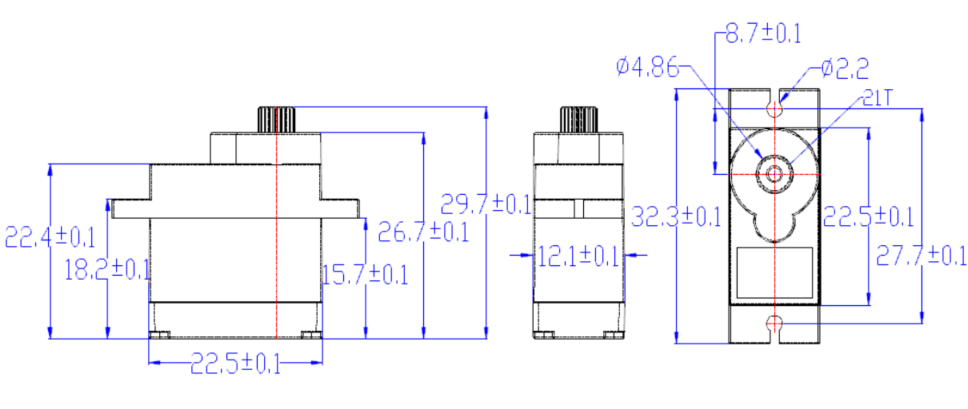 9g Micro Servo - FS90 (180 degree, 1.5kg/cm) | Buy in Australia ...