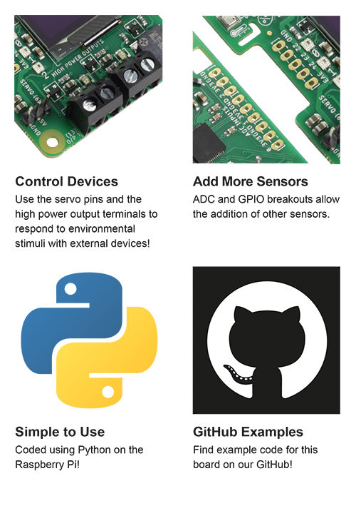Kitronik Air Quality Control HAT for Raspberry Pi | Buy in Australia ...