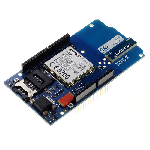 Arduino GSM Shield (integrated antenna) | Buy in Australia | A000043 ...