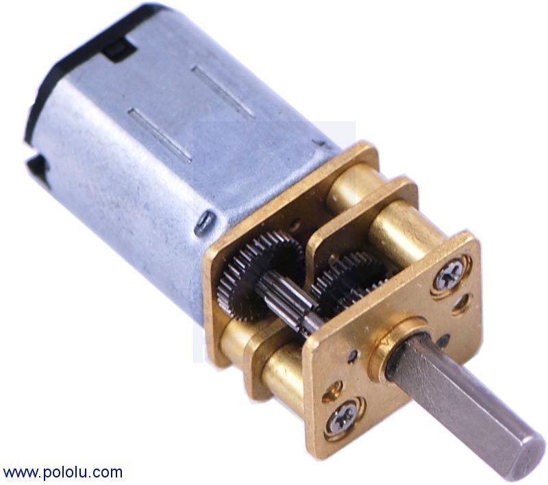 10:1 Micro Metal Gearmotor MP | Buy in Australia | POLOLU-2363 | Pololu ...