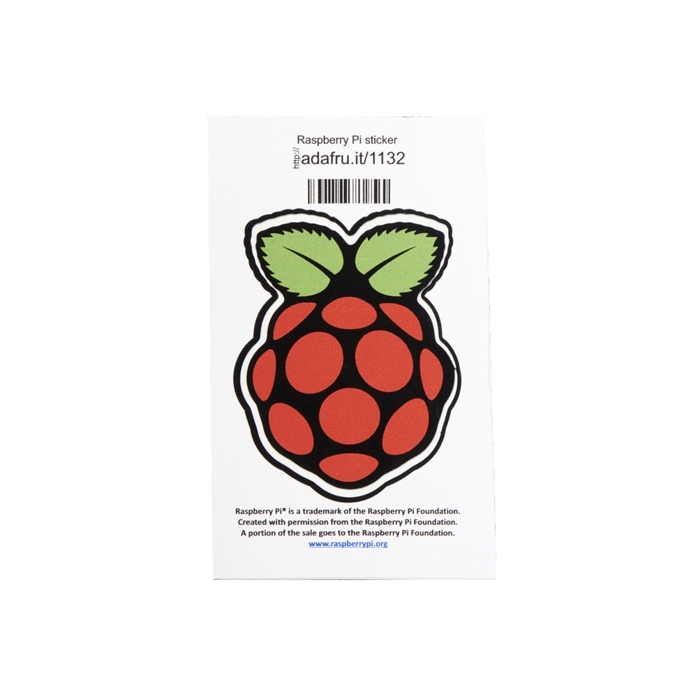 Raspberry Pi® - Sticker | Buy in Australia | ADA1132 | Adafruit | Core ...