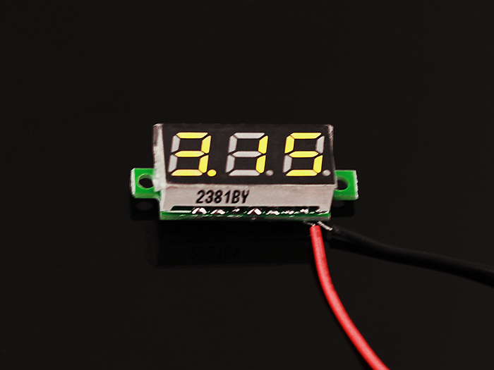 0.28 Inch LED digital DC voltmeter - Yellow (Seeed Studio) | Buy in ...