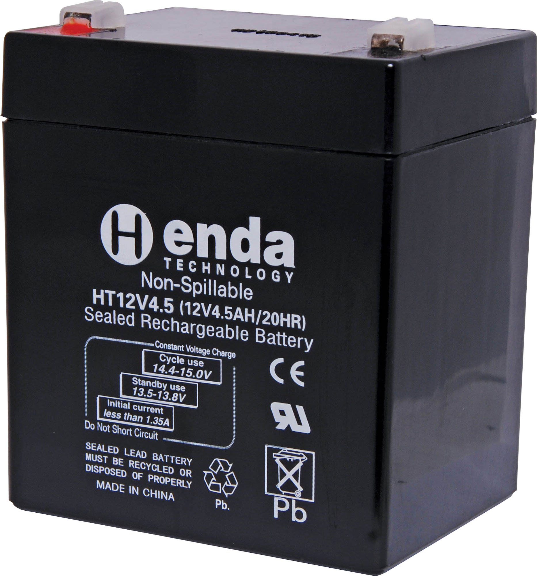 12V 4.5Ah Sealed Lead Acid (SLA) Battery | Buy in Australia | AS5084 ...