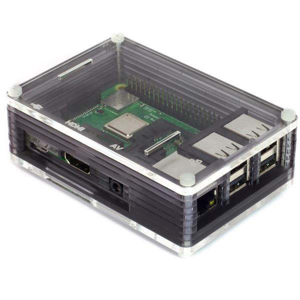 Pibow 3 B+ (Raspberry Pi 3B+, 3 & 2) Ninja | Buy in Australia | TOL ...