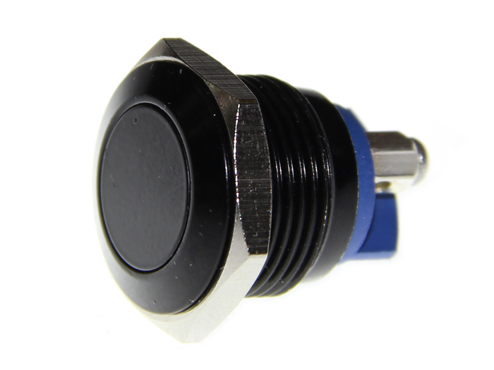 16mm Anti-vandal Metal Push Button - Carbon Black (Seeed Studio) | Buy ...