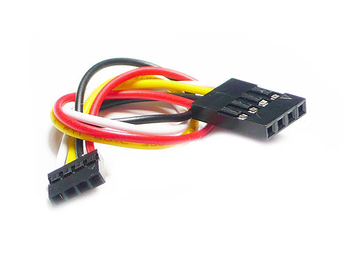 4 pin 2.54mm to 2.0mm Female jumper wire -100mm (5PCs pack) (Seeed ...