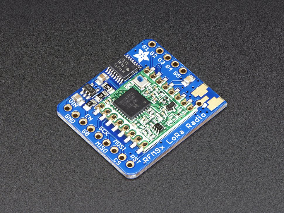Adafruit RFM95W LoRa Radio Transceiver Breakout - 868 or 915 MHz | Buy ...