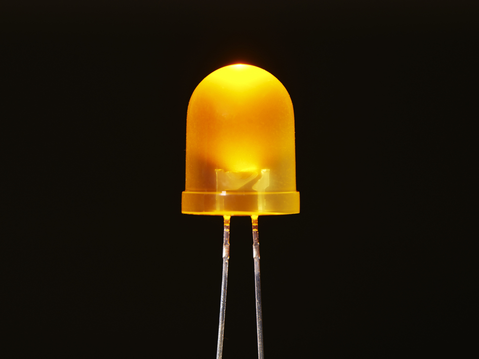 Diffused Yellow 10mm LED (25 pack) | Buy in Australia | ADA3260 ...