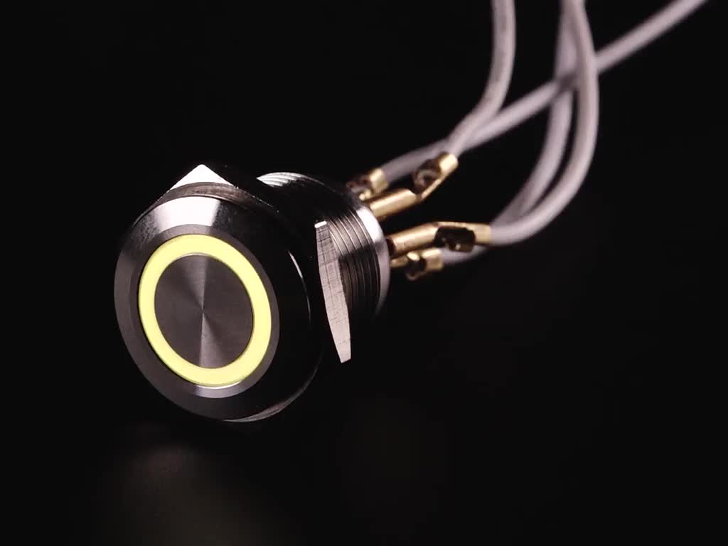 Rugged Metal Pushbutton - 16mm 6V RGB Momentary | Buy in Australia ...