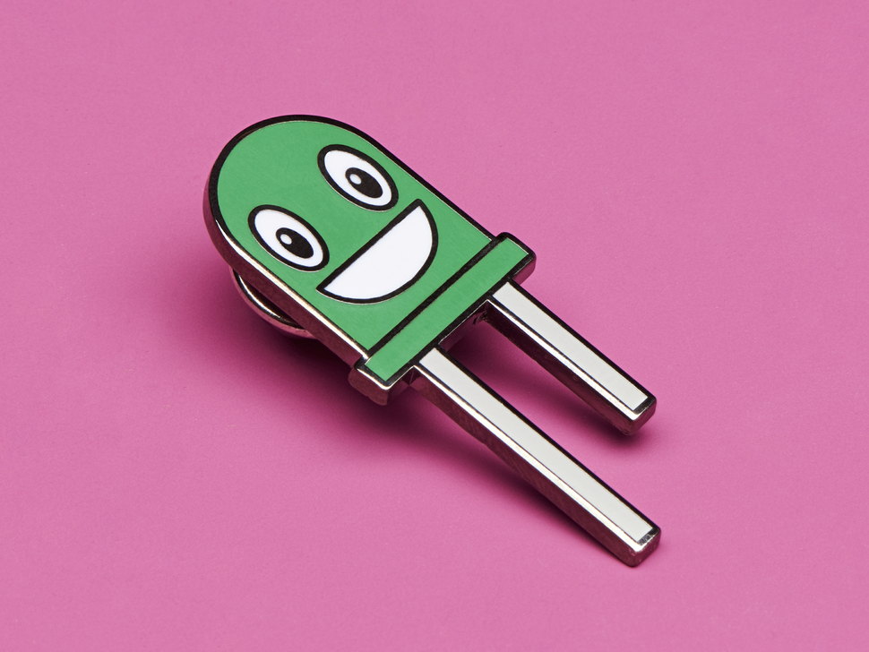 Gus the Green LED Limited Edition Enamel Pin | Buy in Australia ...