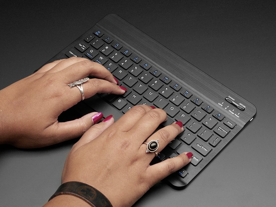 10 Bluetooth Keyboard – Black | Buy in Australia | ADA3600 | Adafruit ...