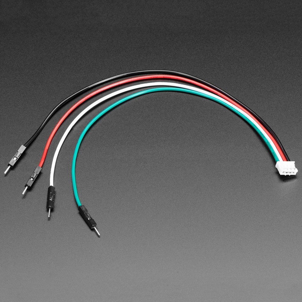JST PH 4-Pin to Male Header Cable - I2C STEMMA Cable - 200mm | Buy in ...