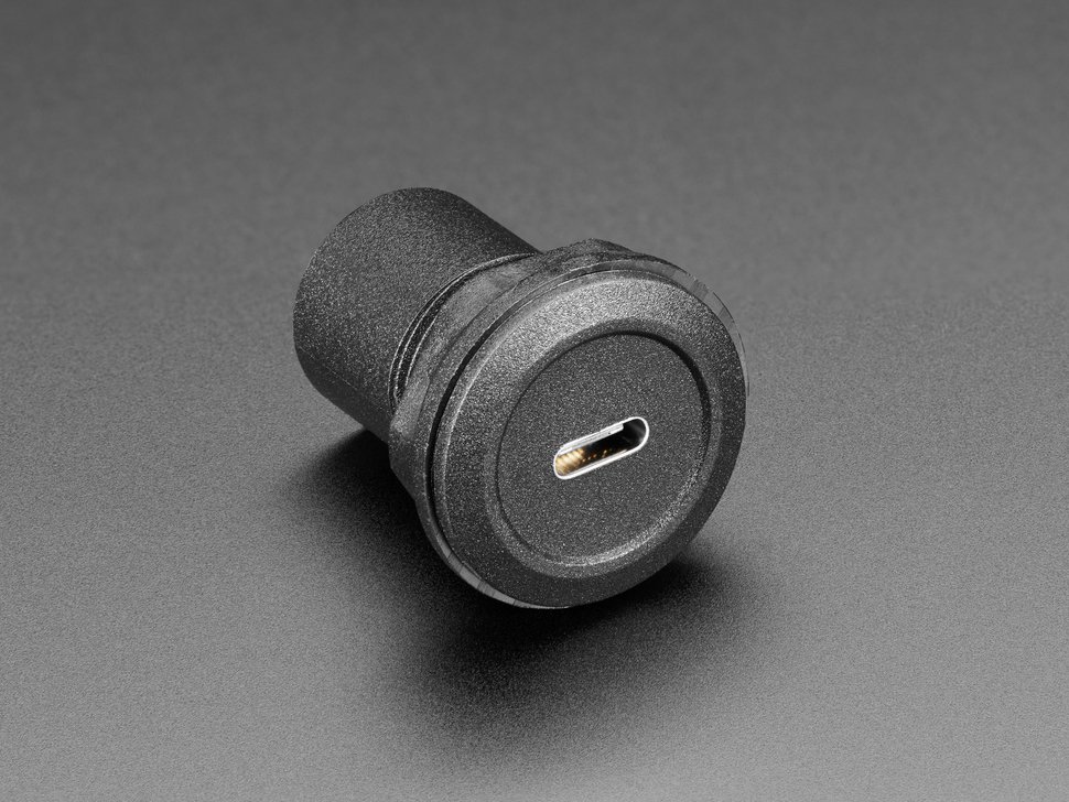 USB C Jack to USB C Jack Round Panel Mount Adapter | Buy in Australia ...