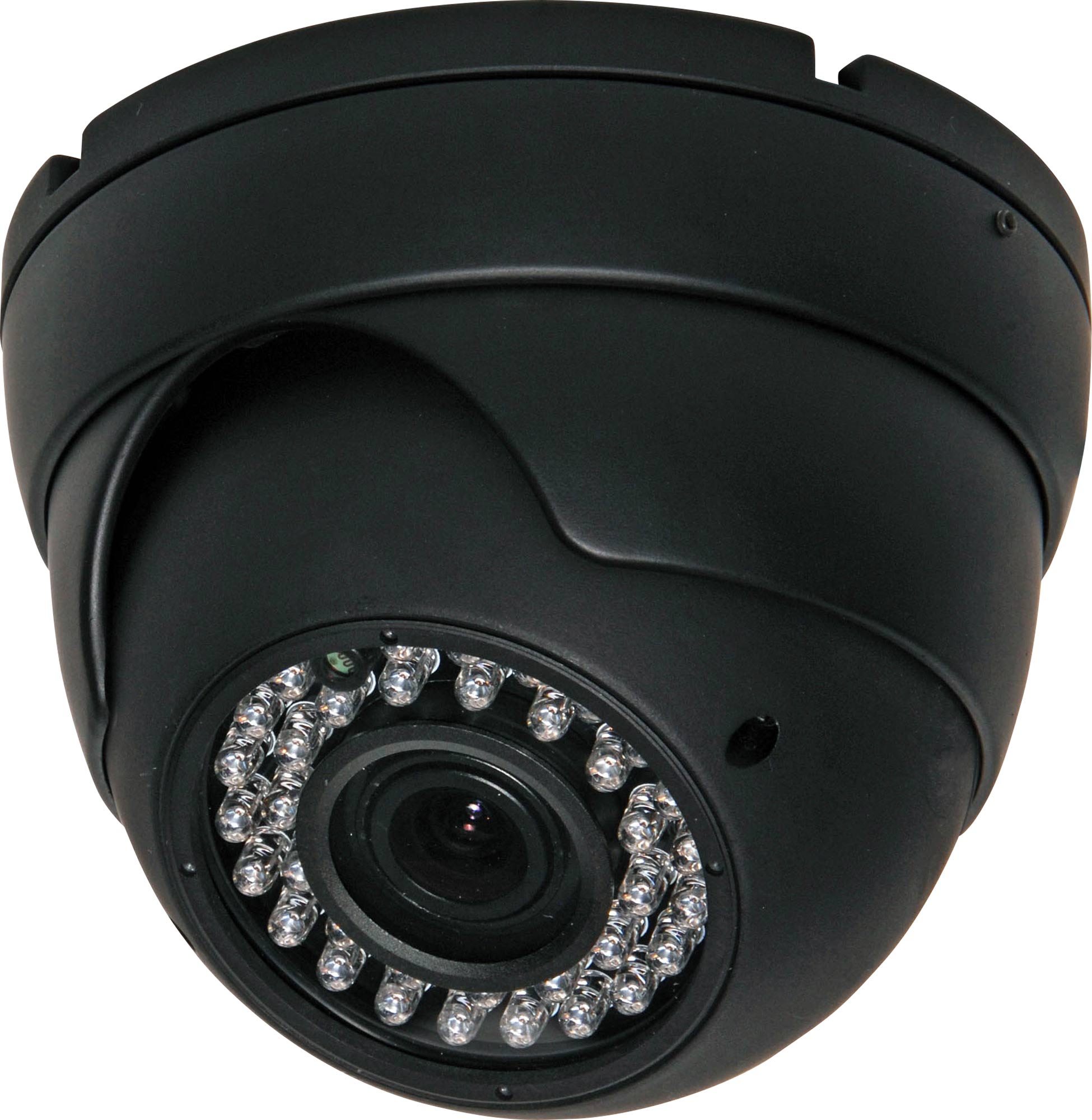 720 TV Line Hi-Res Black Vandal Resistant IP65 IR Colour Dome Camera ...