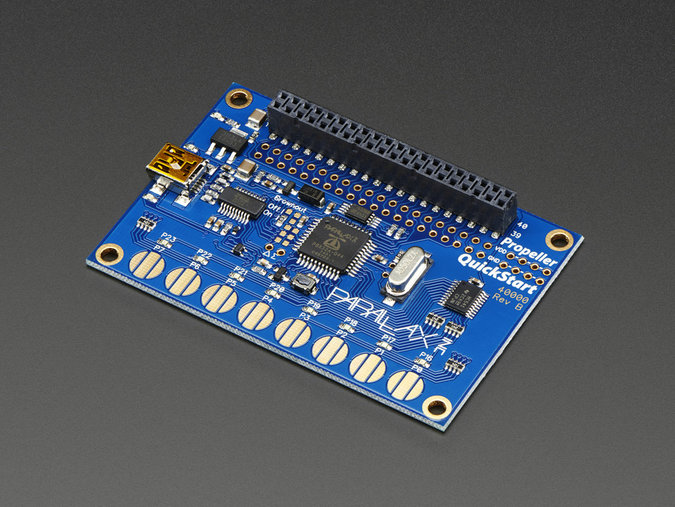 Parallax Propeller Quickstart USB Development Board | Buy in Australia ...
