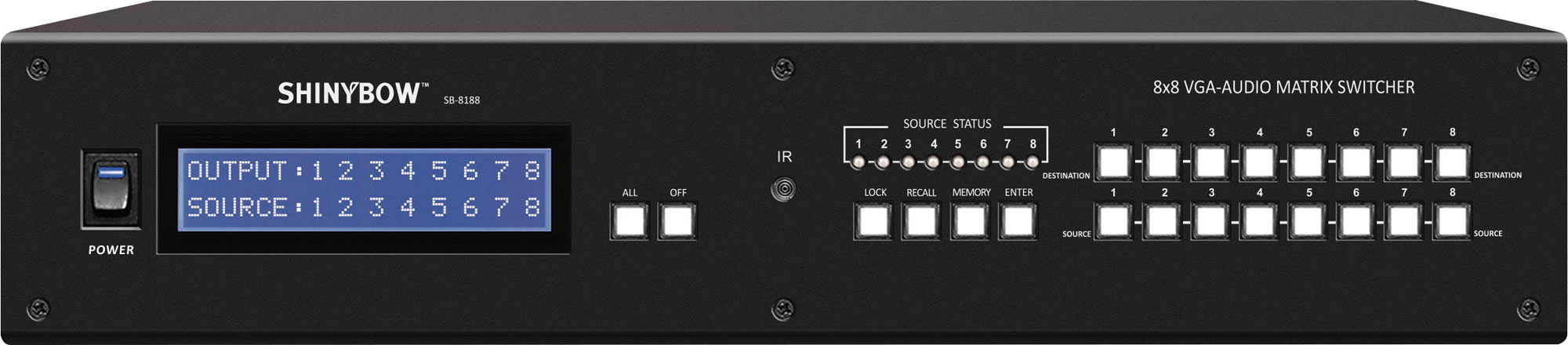 8 In To 8 Out VGA AV Matrix Switcher | Buy in Australia | AA3488 | Core ...