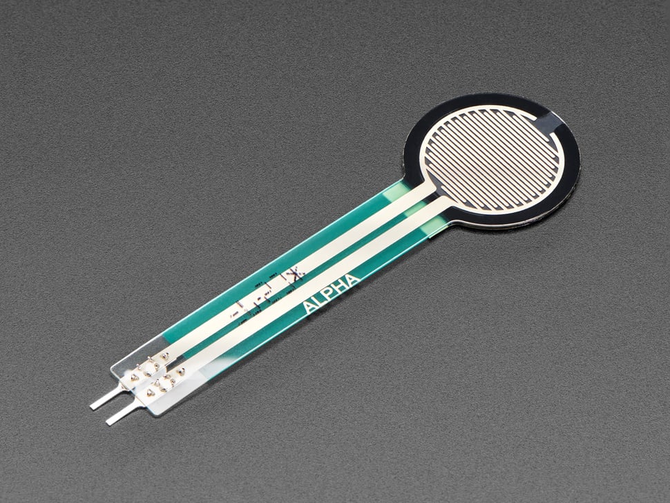 Round High Force Sensitive Resistor (FSR) - 1 ~ 100 Newton Force ...