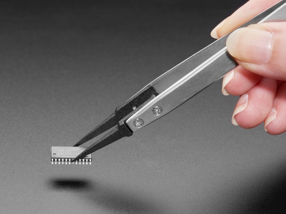 Fine Tip ESD Plastic Point Tweezers | Buy in Australia | ADA5916 | Core ...