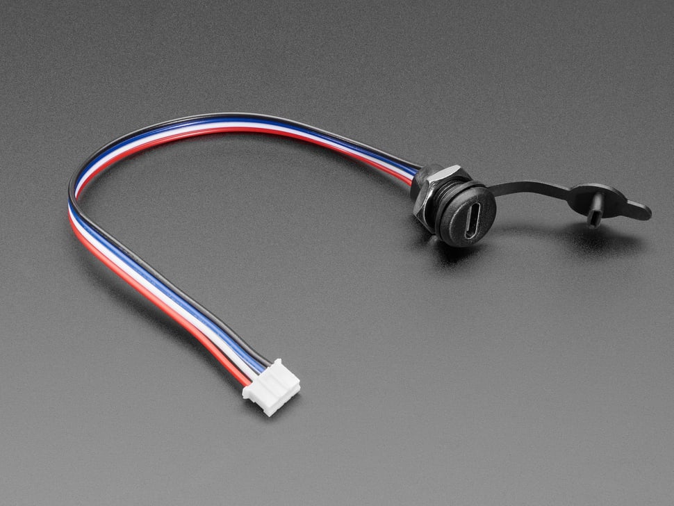 USB-C Screw Panel Mount to 4pin JST PH Cable | Buy in Australia ...