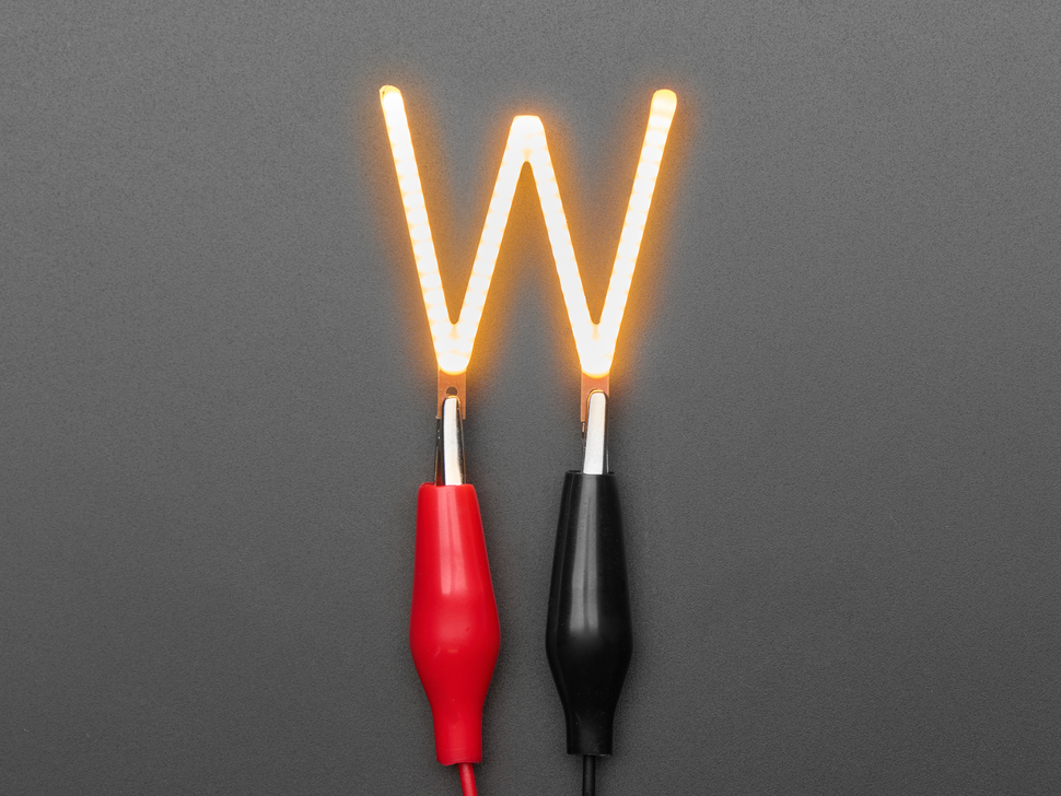 Alphabet LED Filament - Warm White Letter "W" | Buy in Australia ...