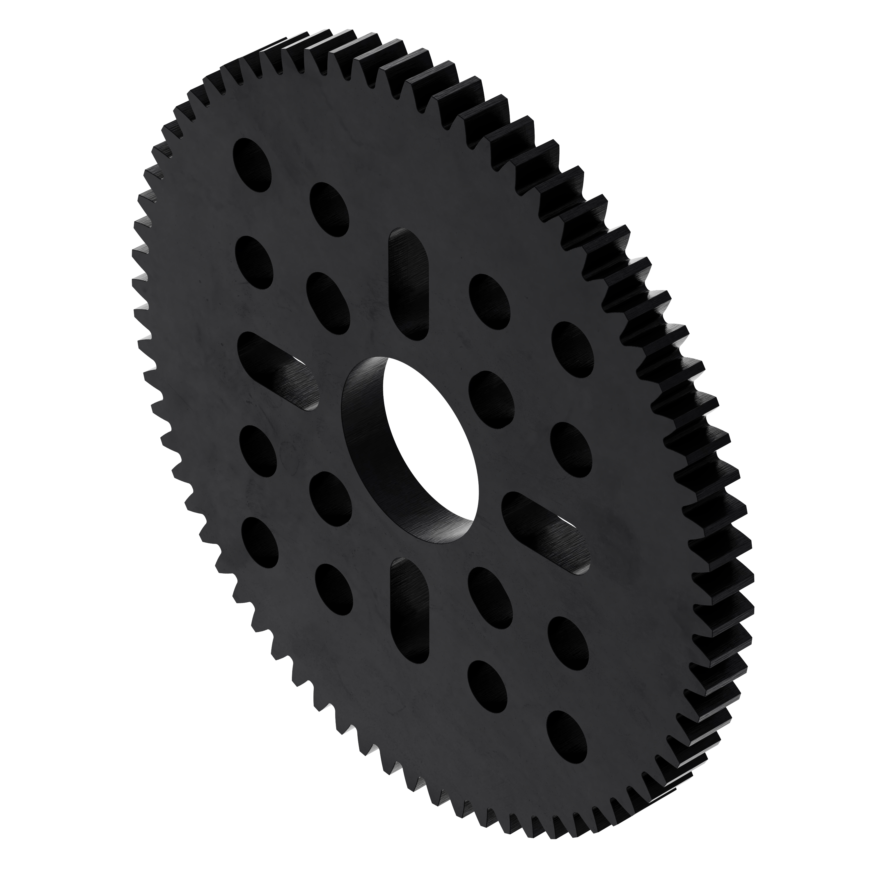72 Tooth Hub-Mount Gear (MOD 0.8, 4mm Thick Acetal) | Buy in Australia ...