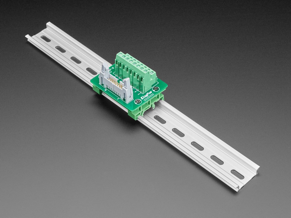 DIN Rail 2x8 IDC to Terminal Block Adapter Breakout | Buy in Australia ...