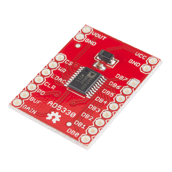 Breakout Board for AD5330 Parallel 8-Bit DAC | Buy in Australia | BOB ...