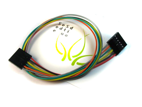6 pin dual-female jumper wire - 300mm (5 PCs pack) (Seeed Studio) | Buy ...