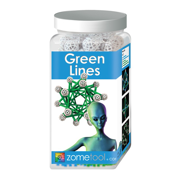 Zometool Project Kit - Green Lines | Buy in Australia | CE05765 | Core ...