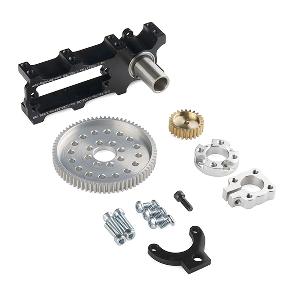 Channel Mount Gearbox Kit - Continuous Rotation (5:1 Ratio) | Buy in ...