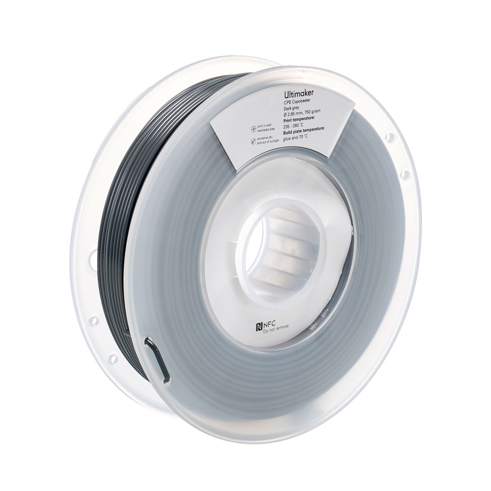 Ultimaker Dark Grey CPE 750g 3mm | Buy in Australia | CE06292 | Core ...