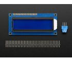 Assembled Standard LCD 16x2 + extras - White on Blue | Adafruit ADA1447 ...