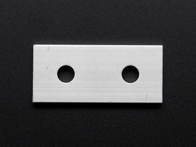 Coupling Plate - 2 Holes - 20x20 Aluminum Extrusion Australia