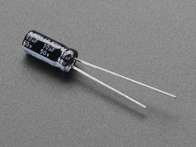 10uF 50V Electrolytic Capacitors - Pack of 10 Australia