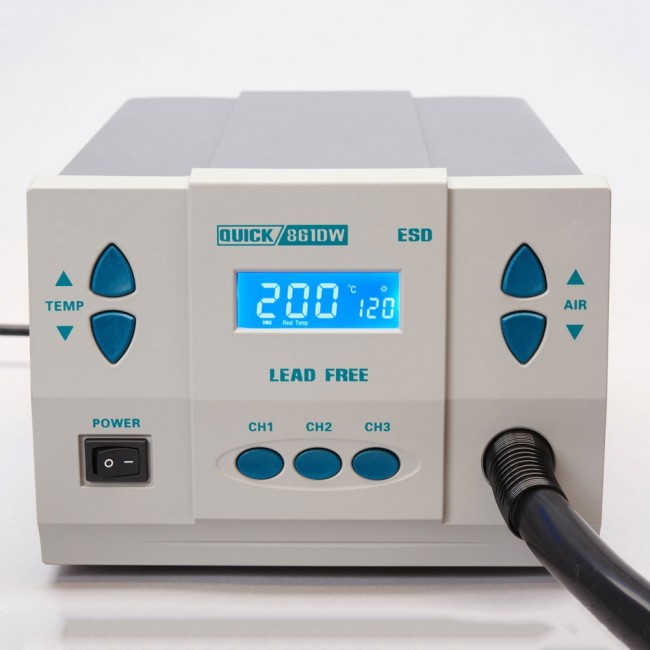 Quick 861DW Hot Air Soldering Rework Station w/ Three Nozzles Australia