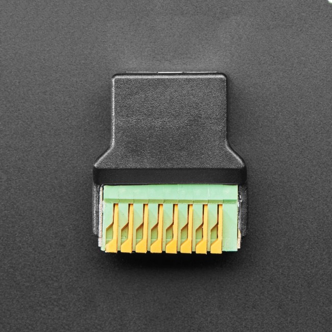 RJ-45 Ethernet Female Socket to Terminal Spring Block Adapter Australia