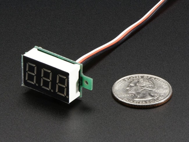 Mini 3 Wire Volt Meter 0 99 9vdc Australia