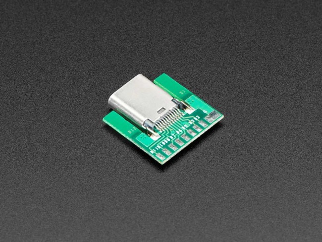 USB Type C Socket - SMT Inline Breakout Board Australia
