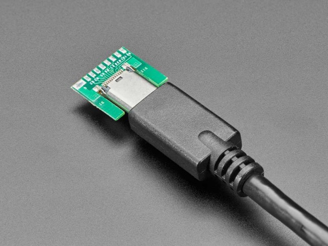 USB Type C Socket - SMT Inline Breakout Board Australia