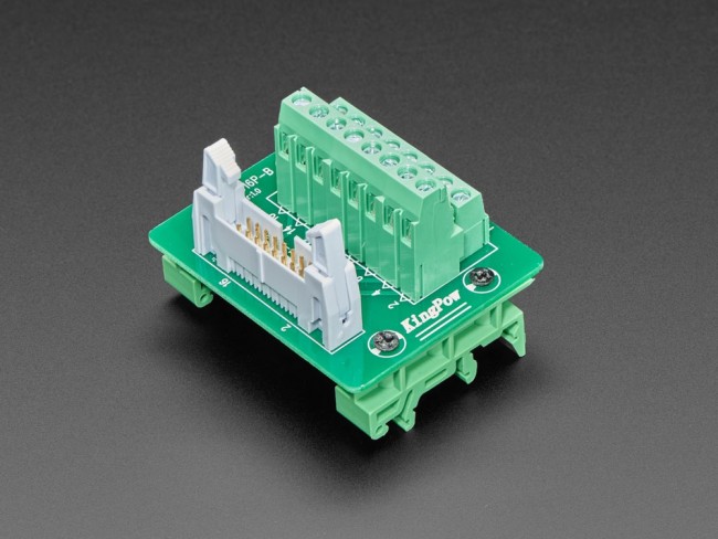 DIN Rail 2x8 IDC to Terminal Block Adapter Breakout Australia