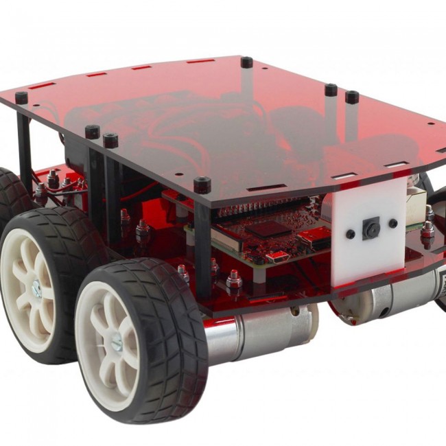 ModMyPi DiddyBorg v2 Robot Kit - Red Edition Australia