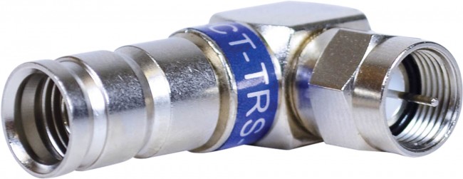 RG6 Quad 90 Deg. Coaxial Compression Crimp F Type (Foxtel Approved ...