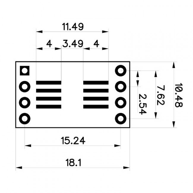 SOIC 8 SOT23-6 to DIP Adapter 8 Pin Australia