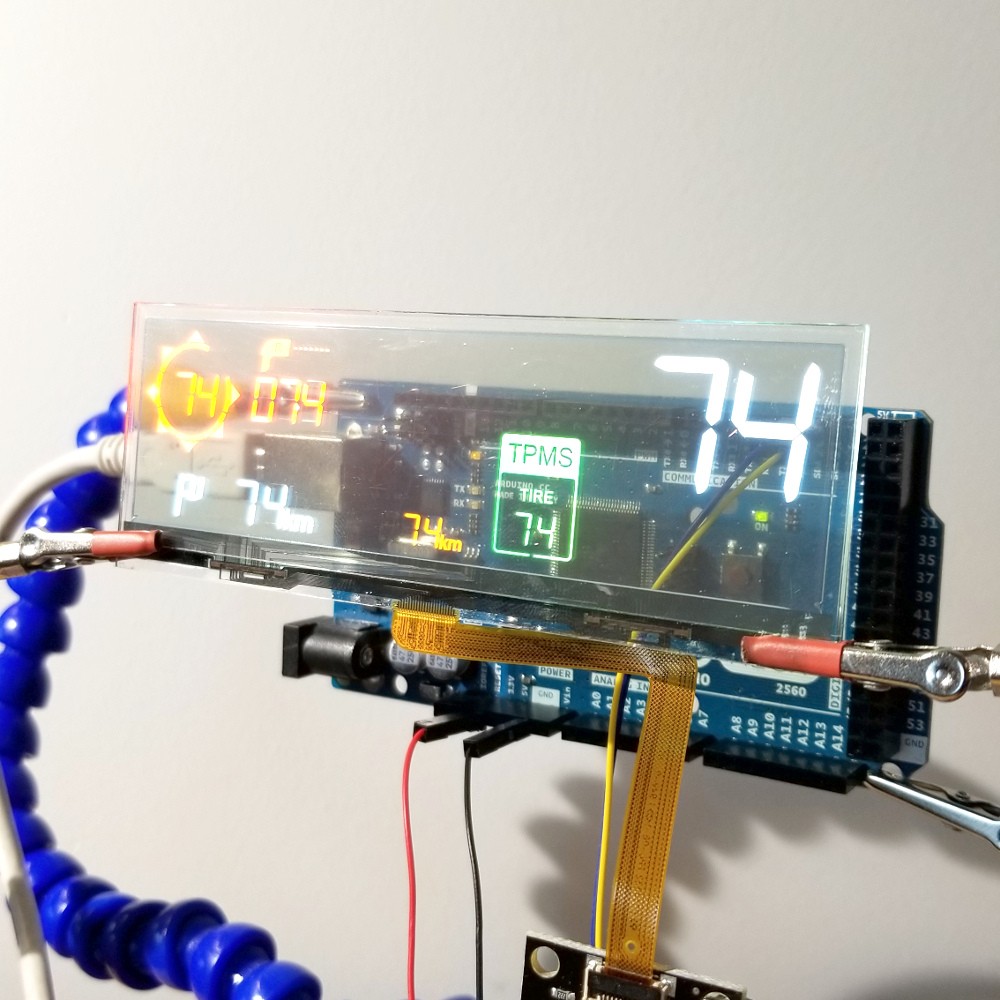 Qwiic Transparent OLED HUD Australia