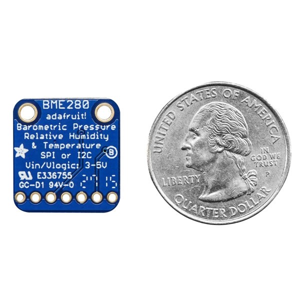 Adafruit BME280 I2C or SPI Temperature Humidity Pressure Sensor v1 ...