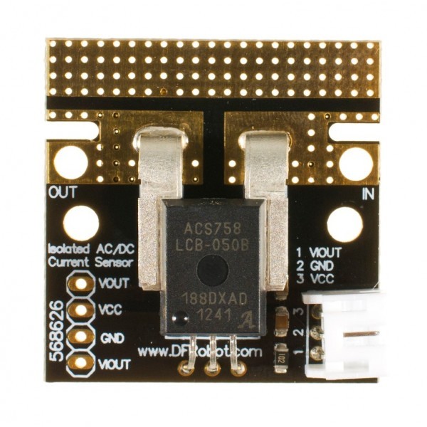 50a Current Sensor Ac Dc Dfrobot Sen0098 Core Electronics Australia