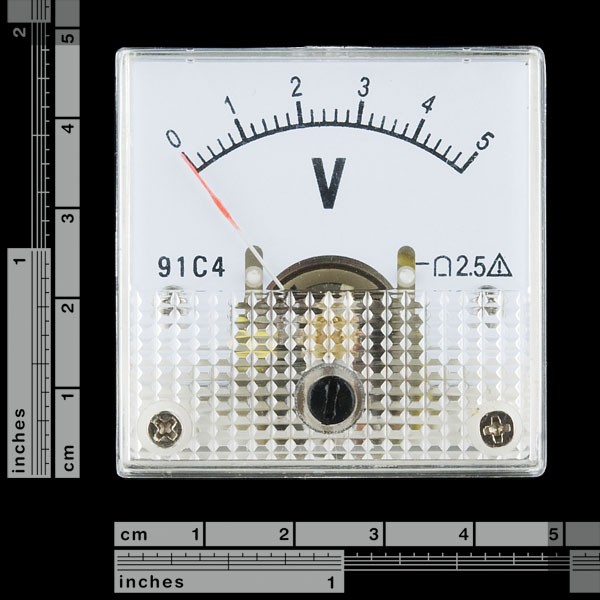 Analog Panel Meter - 0 to 5 VDC Australia