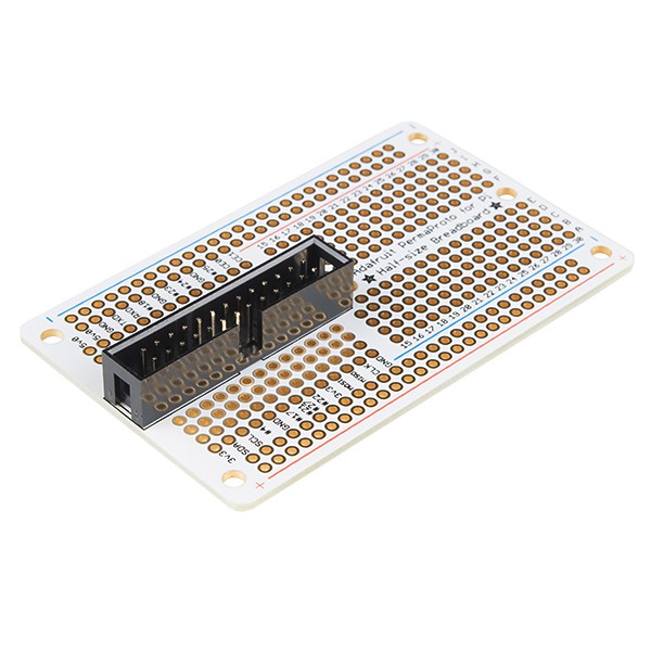 Raspberry Pi Perma-Proto Breadboard PCB Kit - Half-Size Australia