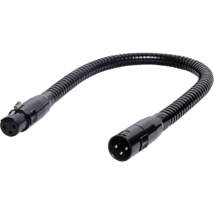 400mm Black XLR Male to XLR Female Gooseneck | AC0415 | Core ...